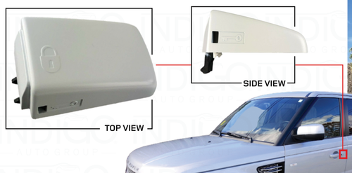 Range Rover Sport Driver Side Left Front PRIMED Door Handle Cap Cover ...