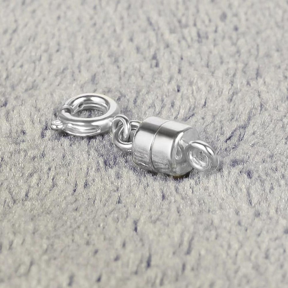↑Silver Gold Magnetic Clasp Hook for DIY Bracelet Necklace Jewelry ...