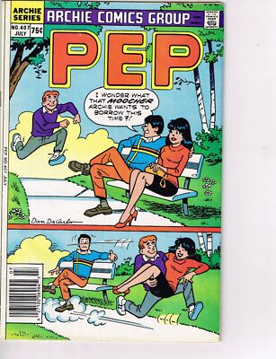Vintage Comic Book Archie Series PEP No. 407 July 1986 DeCarlo Cover | eBay
