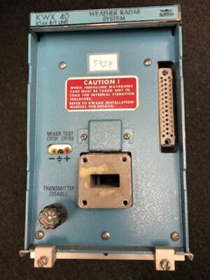 KING KWX40 WEATHER RADAR SYSTEM /KT44 RCVR/XMTR P/N 066-1039-00 #12604 ...