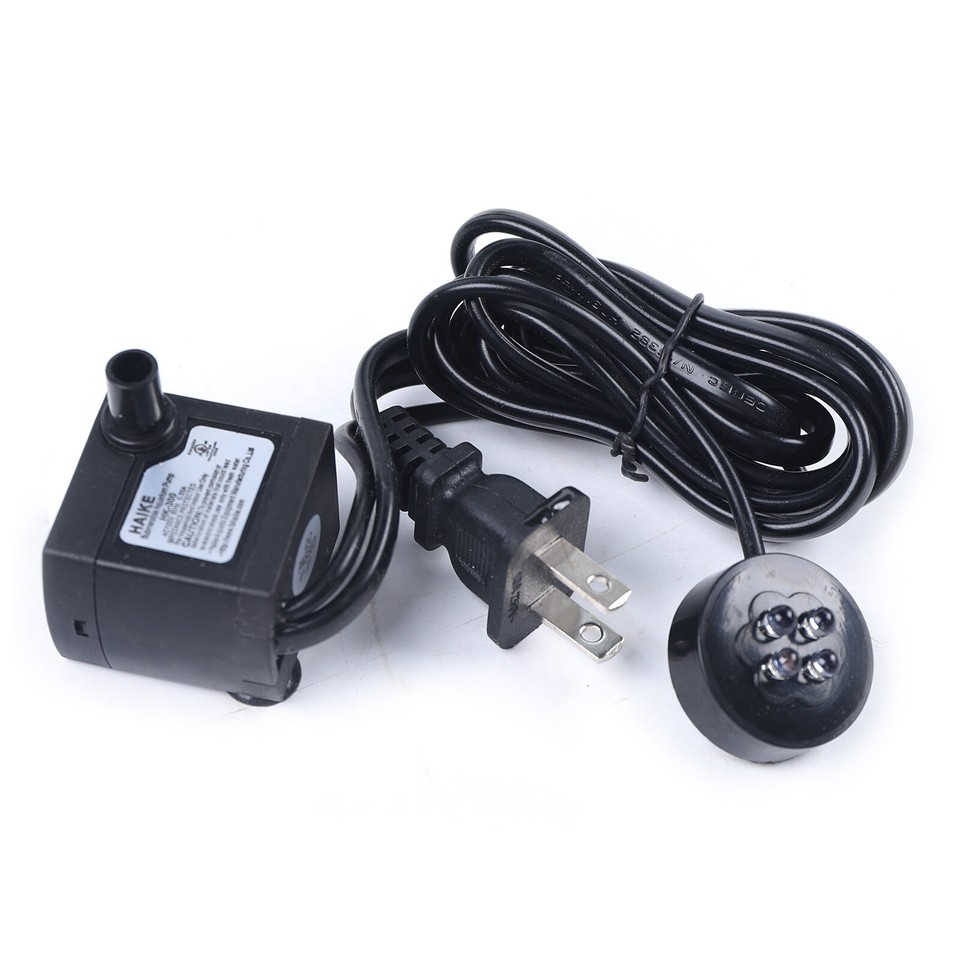 Water Fountain Tabletop Indoor Small Rock Waterfall Zen Decor with LED ...