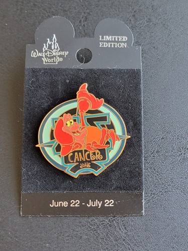 Disney Zodiac SEBASTIAN Pin Cancer July POM - The Little Mermaid | eBay