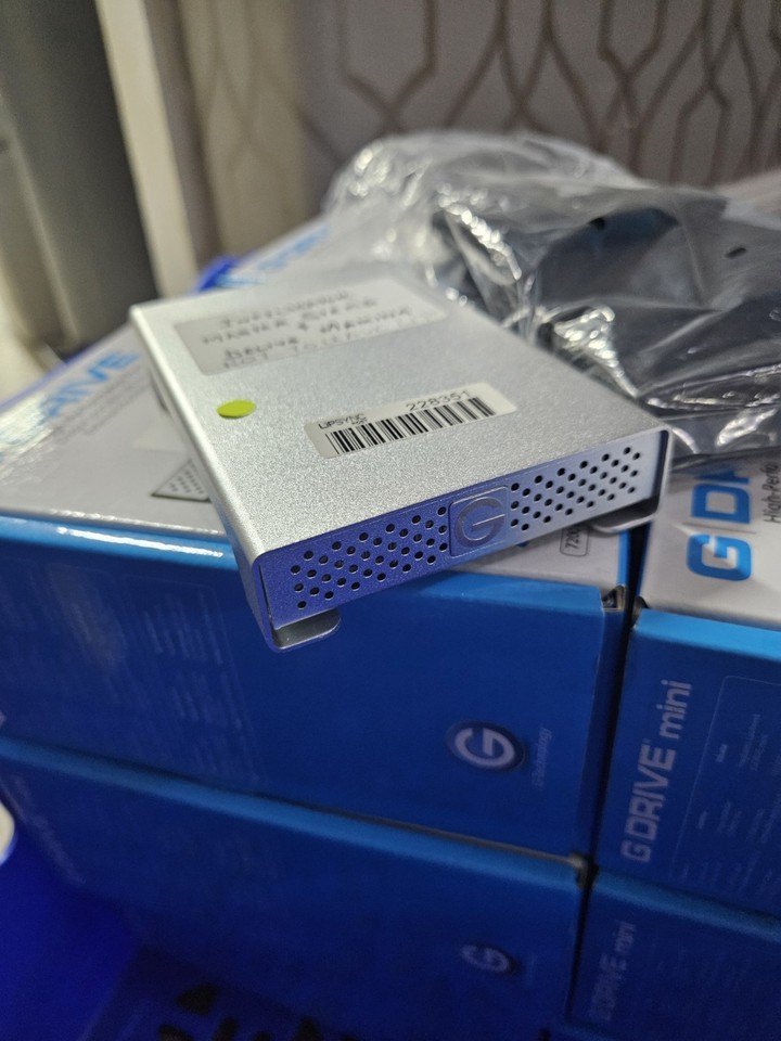 G Tech G-Drive Mini External Hard Drive HDD 1TB BOXED 0G02577 USB 3.0 ...