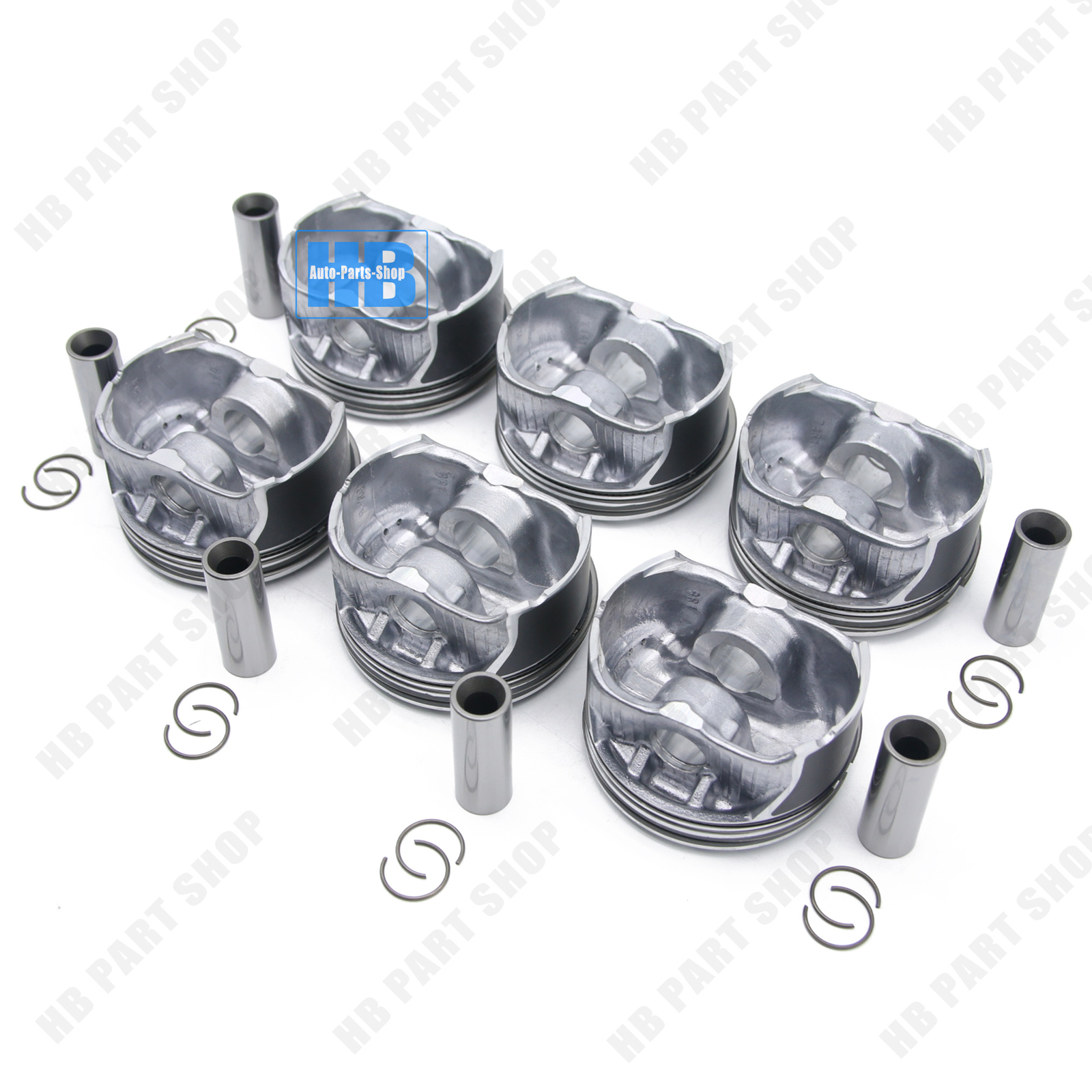 6x Pistons Rings Set Φ92.9mm For Mercedes-Benz M276 3.5L R172 W221 ...