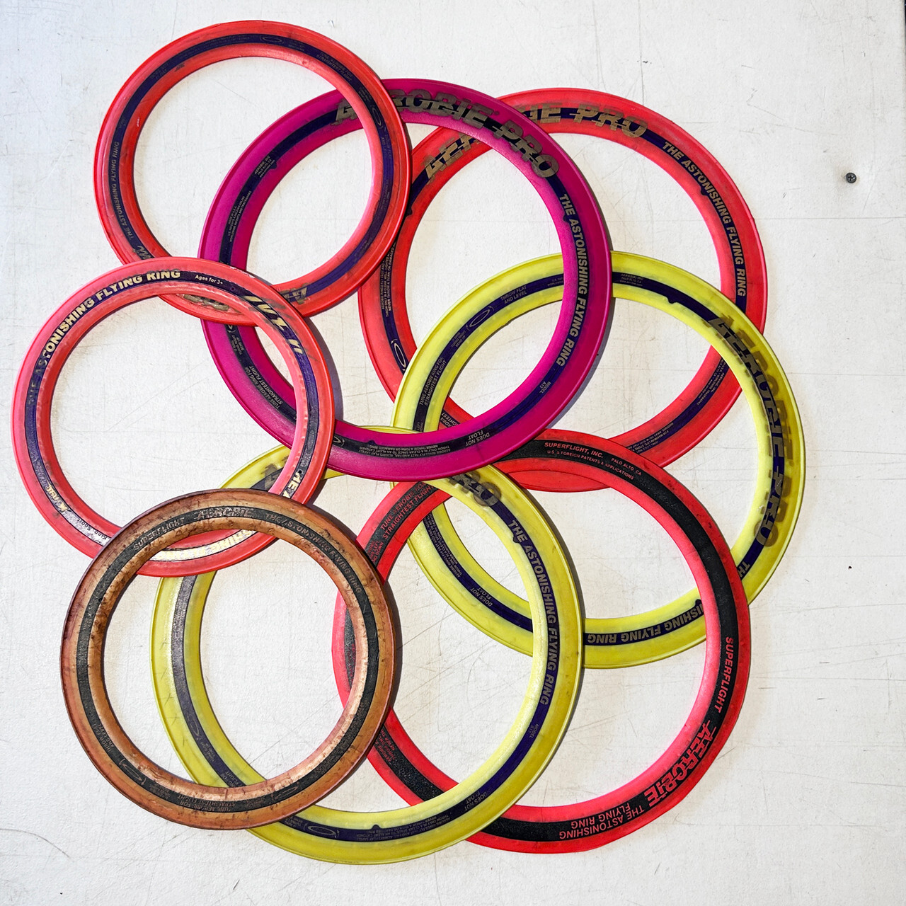 Aerobie Original Flying Rings (made in USA) Lot of 8 | eBay