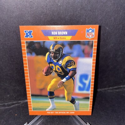 1989 Pro Set #196 RON BROWN Los Angeles Rams | eBay