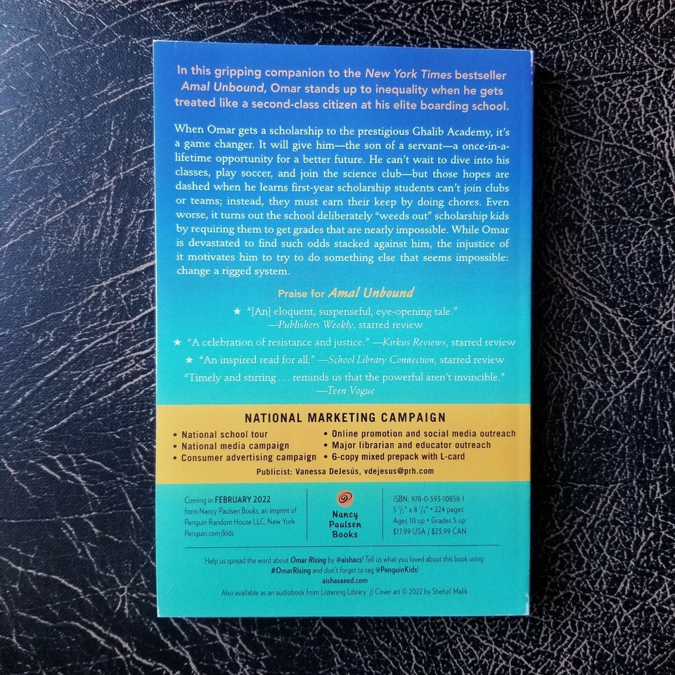 Omar Rising by Aisha Saeed ~ Advance Reader Copy ~ ARC ~ Proof | eBay