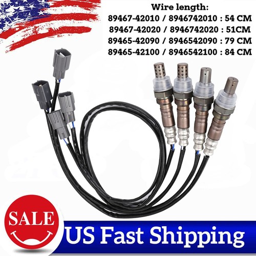 4PCS Oxygen Sensor for 2001-03 Toyota RAV4 Base Sport Utility 4-Door ...