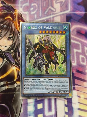 Yugioh Nekroz of Valkyrus Platinum Secret Rare RA03 | eBay