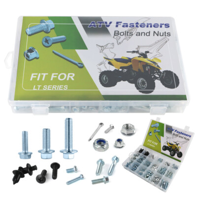 260 PCS Full Fairing Bolts Kit Fit For Suzuki LT50 1985-1992 LT80S 1995 ...