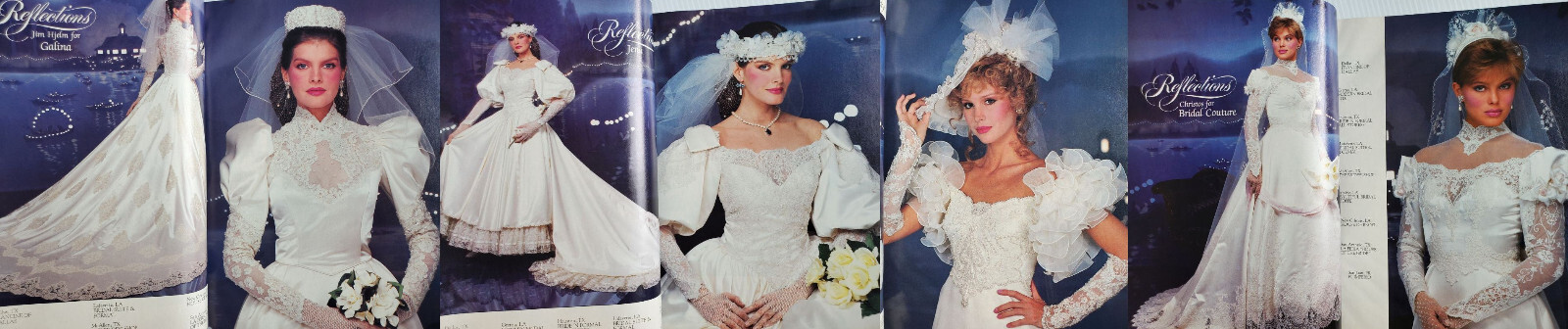 1983 MODERN BRIDE magazine CAROL ALT Renee Simonsen Kristin Holby Rene ...