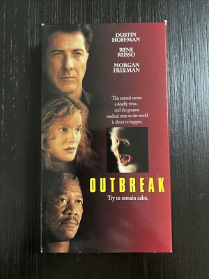 Outbreak (VHS, 1995) Dustin Hoffman Morgan Freeman 85391363231| eBay