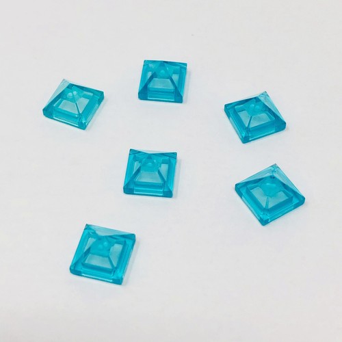 22388 LEGO Parts Slope 45 1x1x2/3 Quadruple Convex TRANSPARENT LIGHT ...