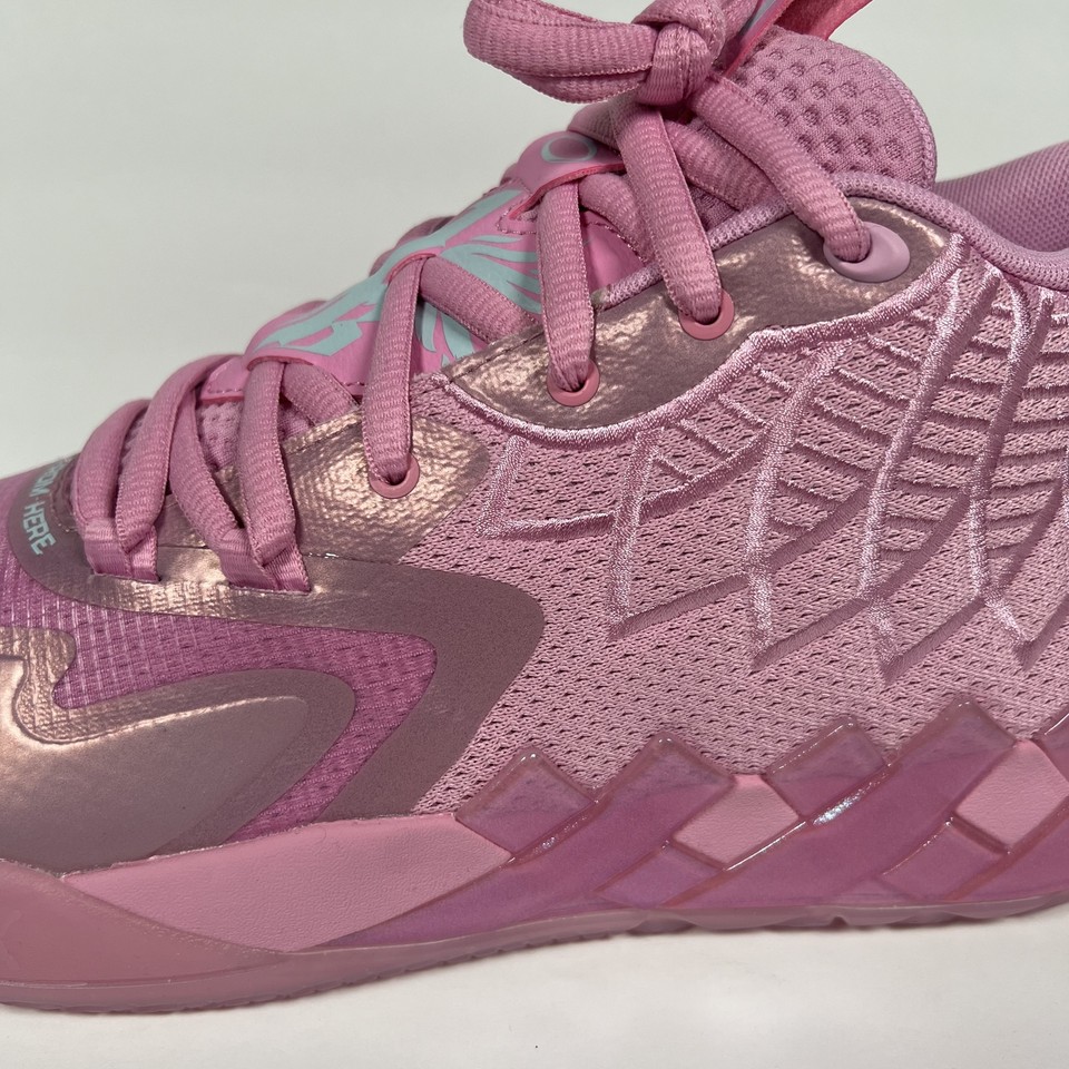 Men's Size 11.5 - Puma x Lamelo MB.01 Iridescent Lilac Aqua Pink 309755 ...