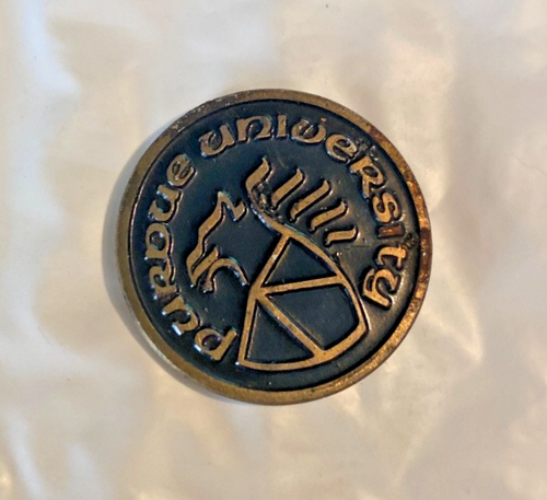 PURDUE UNIVERSITY, INDIANA 1"-coin style Ball Marker, Original. OLD ...