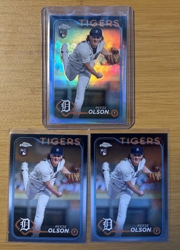 Reese Olson - RC - Topps Chrome Base and Refractor - Rookie Card Lot | eBay