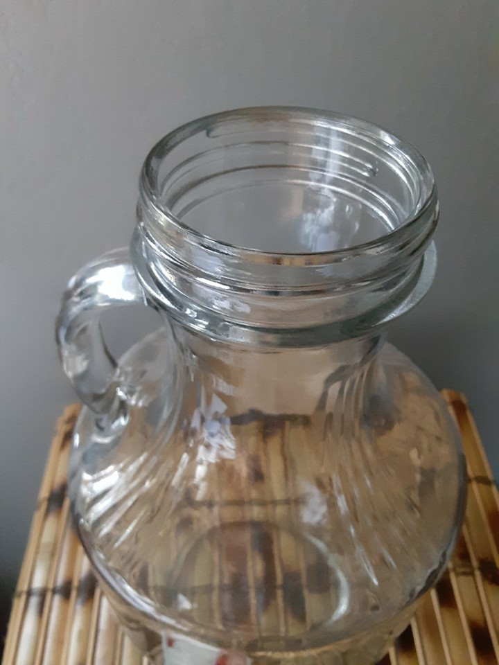 Vintage Speas Vinegar U-Sav-It Half Gallon Pitcher Jar w/ cap, label ...