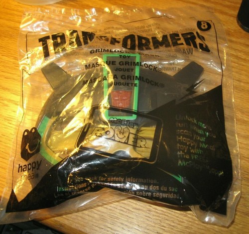 2016 Transformers McDonald's Happy Meal Toy - Grimlock Mask #8 | eBay