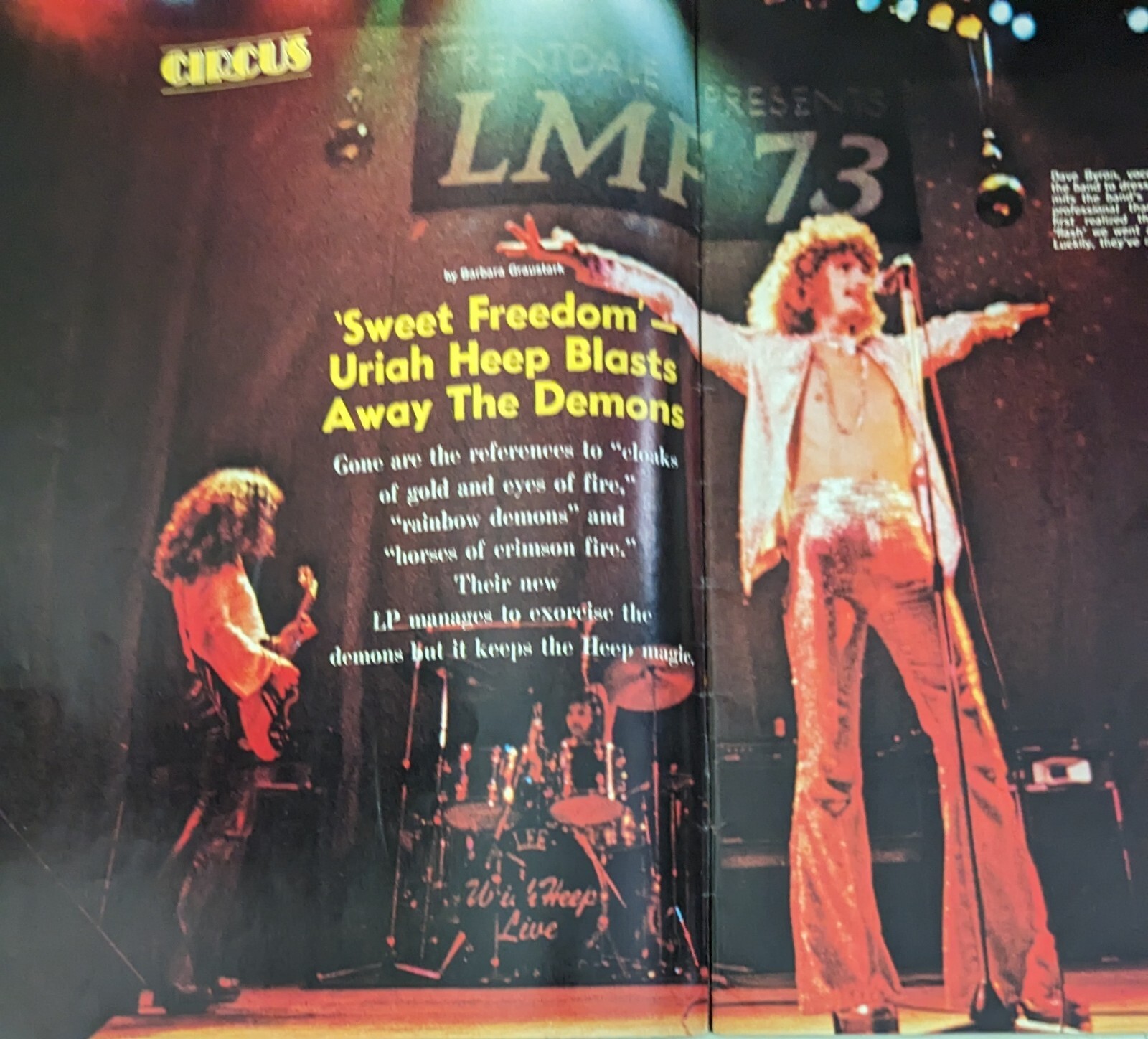 Circus Magazine November 1973 Uriah Heep, America, Clapton, Stones, Led ...