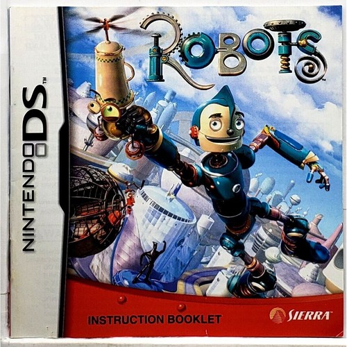 (Manual Only) Robots - Nintendo DS Authentic Instruction Booklet Game ...