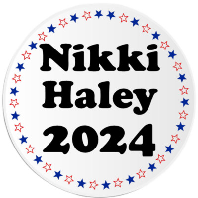 Nikki Haley 2024 - 10 Pack Circle Stickers 3" x 3" - Election Vote | eBay