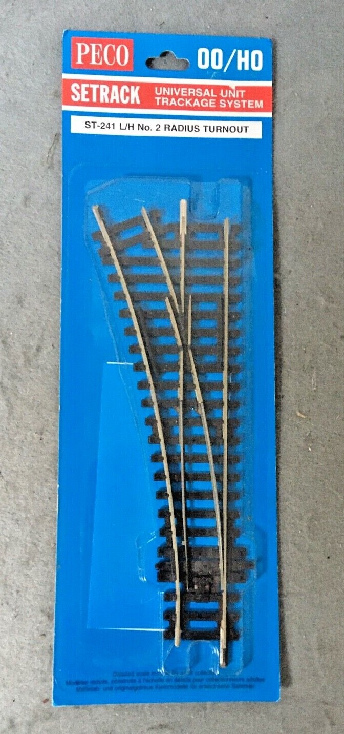 Peco 00 Gauge Setrack Code 100 Insulfrog Points & Crossings - choose ...