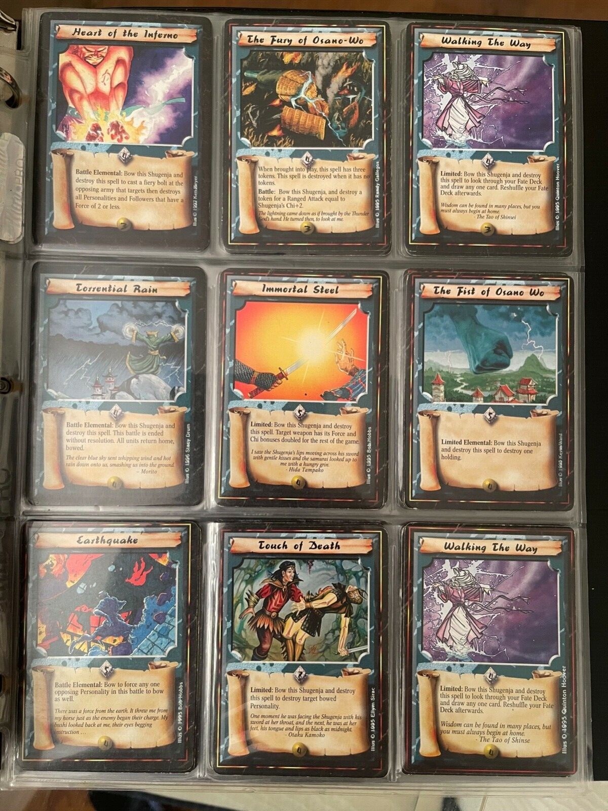 Legend of the Five Rings CCG L5R Clan Wars Near Complete Sets Imperial ...