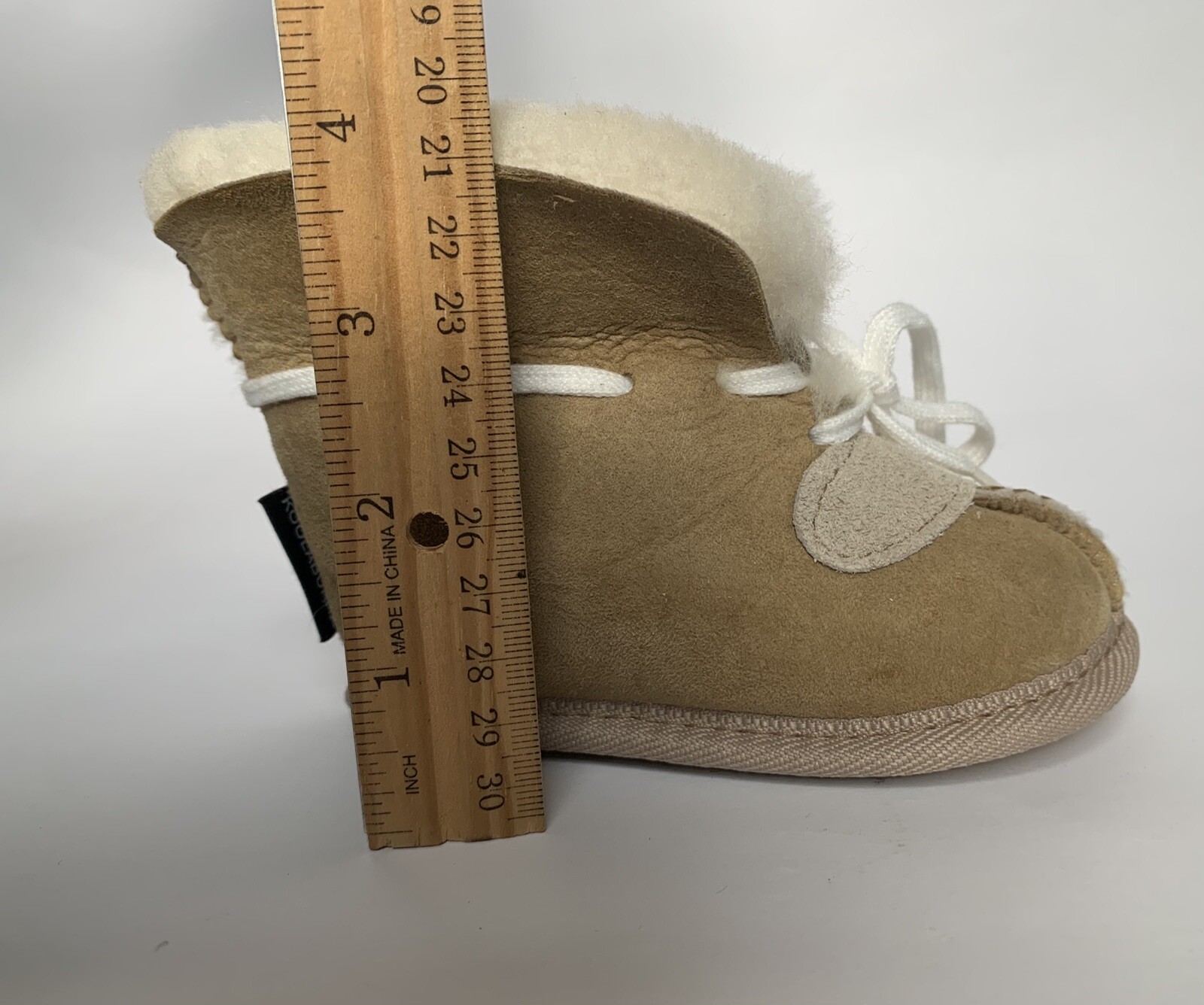 Koolaburra Little Kids Bootie Slippers Shearling Suede Fold Over Very ...