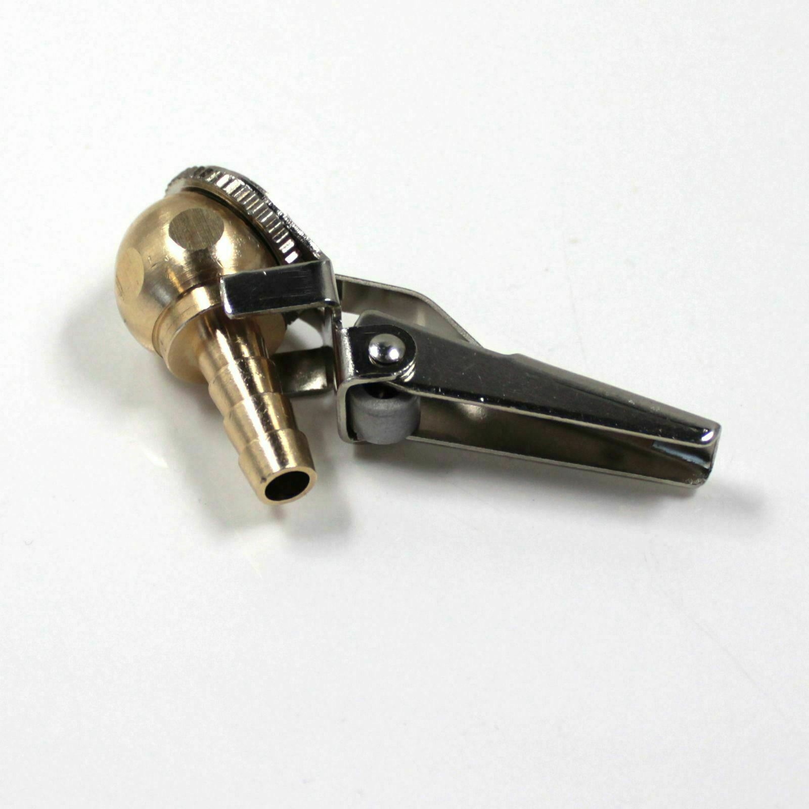 2x TIRE AIR CHUCK/ADAPTER WITH VALVE STEM LOCK ON CLIP TYRE INFLATOR ...