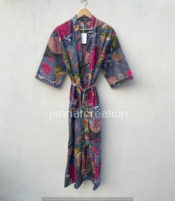 Fruit Print Kimono, Floral Print Robe, Bridesmaids Robe, Summer Kimono ...