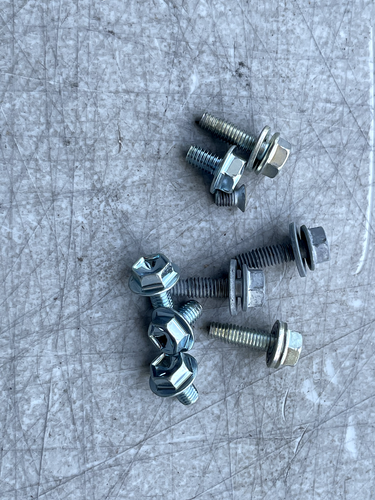 2021 TOYOTA PRIUS PRIME REAR DOOR RENDOM MOUNTING HARDWARE BOLTS LEFT ...