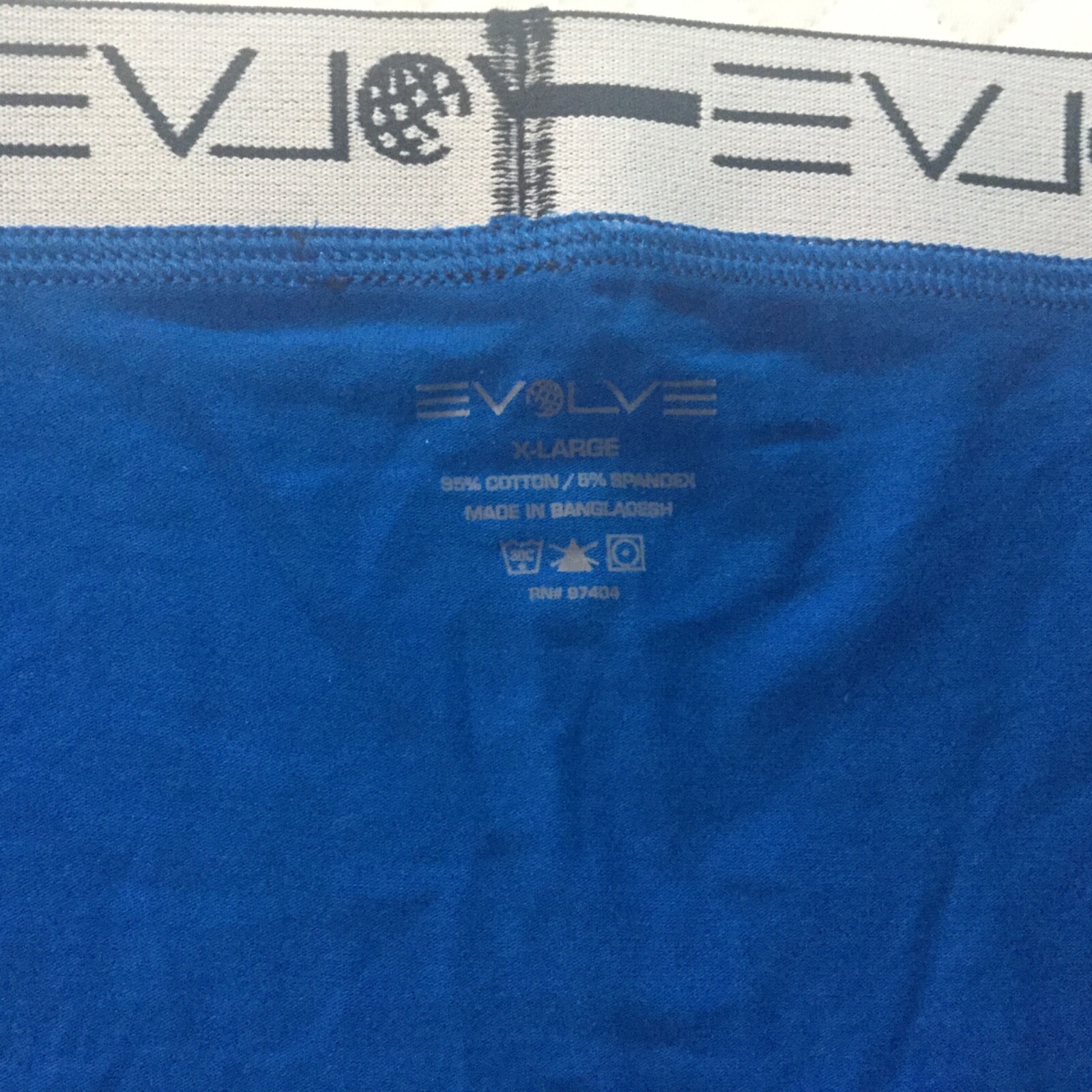 Evolve Blue Briefs No show Underware Sz X-Large. | eBay