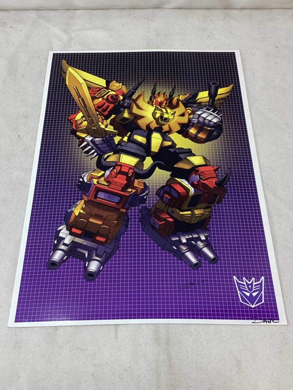 G1 Transformers Decepticon Predaking Predacons Poster 11x17 Box Art ...