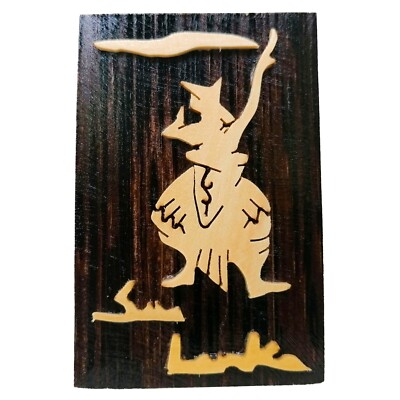 Kandian Perahera Dancer Wooden Fridge Magnet Handmade New Refrigerator ...