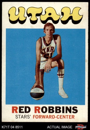 1971 Topps #233 Red Robbins Stars Tennessee 4 - VG/EX | eBay