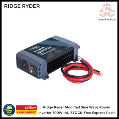 Ridge Ryder Modified Sine Wave Power Inverter 700W PIME700-12 | eBay Australia