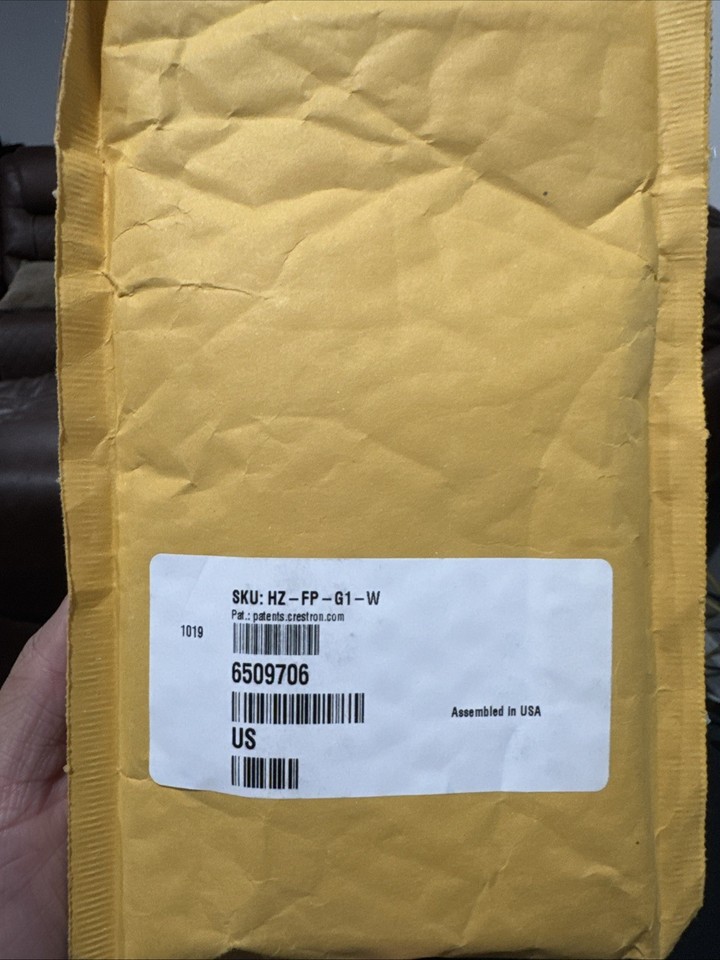 Crestron HZ-FP-G1-W Horizon Faceplate, 1-Gang, White *BRAND NEW FACTORY ...