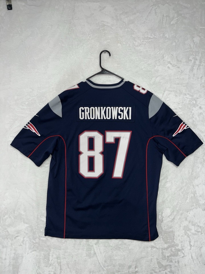 Mens Nike NFL On Field Rob Gronkowski New England Patriots Jersey Gronk ...