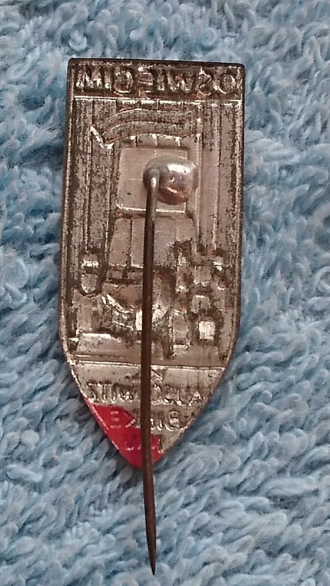 🔴WWII - Concetration Camp AUSCHWITZ - Commemorative pin badge JUDAICA ...