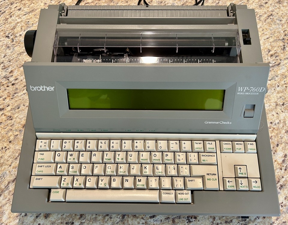 Vintage Brother WP-760D Word Processor | eBay