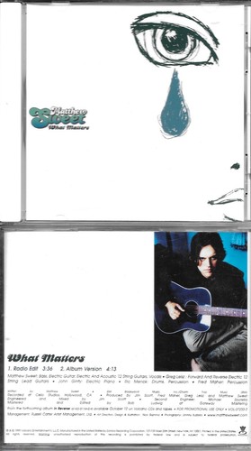 MATTHEW SWEET What Matters 2 versions promo CD single with PicCover | eBay