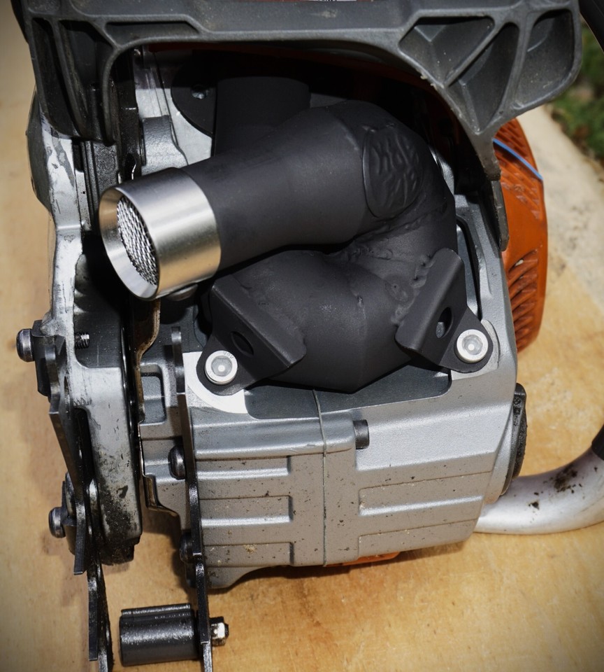 keg fab twisty pro pipe custom ported muffler mod Husqvarna 562xp mark ...