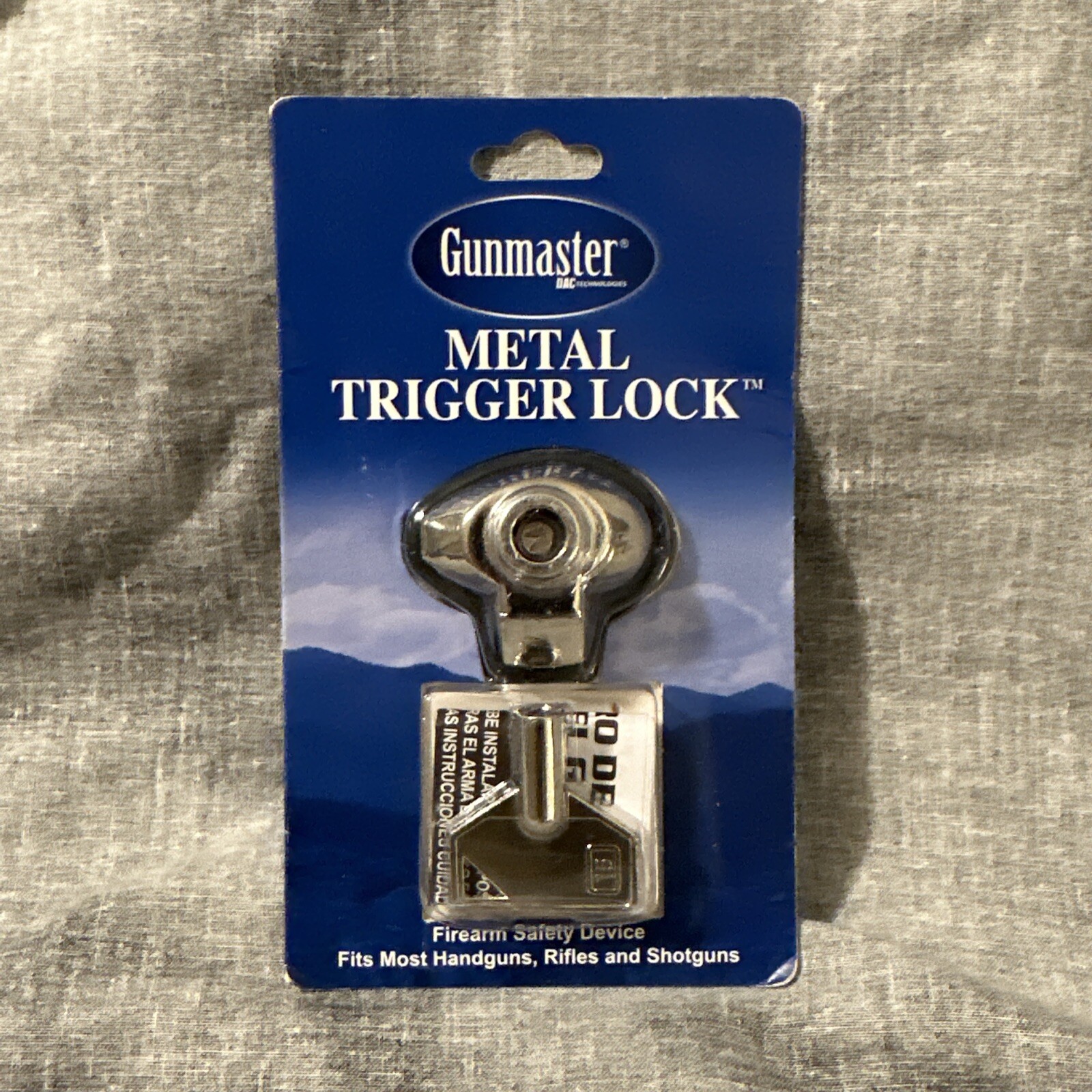 Gunmaster Hardened Steel Metal Trigger Lock (Single Lock) Handguns, Long Rifles | eBay