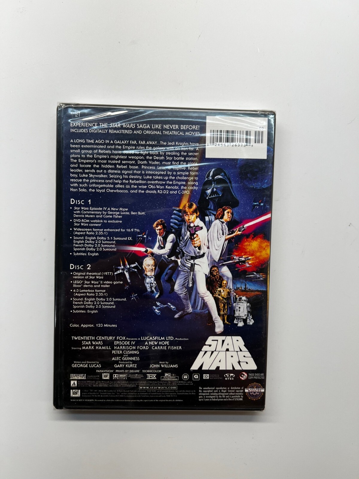 Star Wars (DVD, 2006, 2-Disc Set, Limited Edition Widescreen) for sale ...