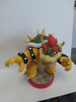 Amiibo Super Mario Series Nintendo Bowser Red Base | eBay