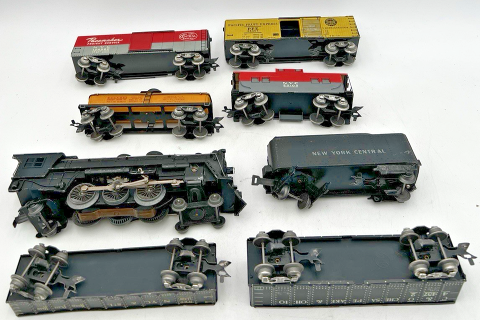 MARX HAPPI TIME ELECTRIC TRAIN SET 05948 BY SEARS ROEBUCK 8 UNITS ...