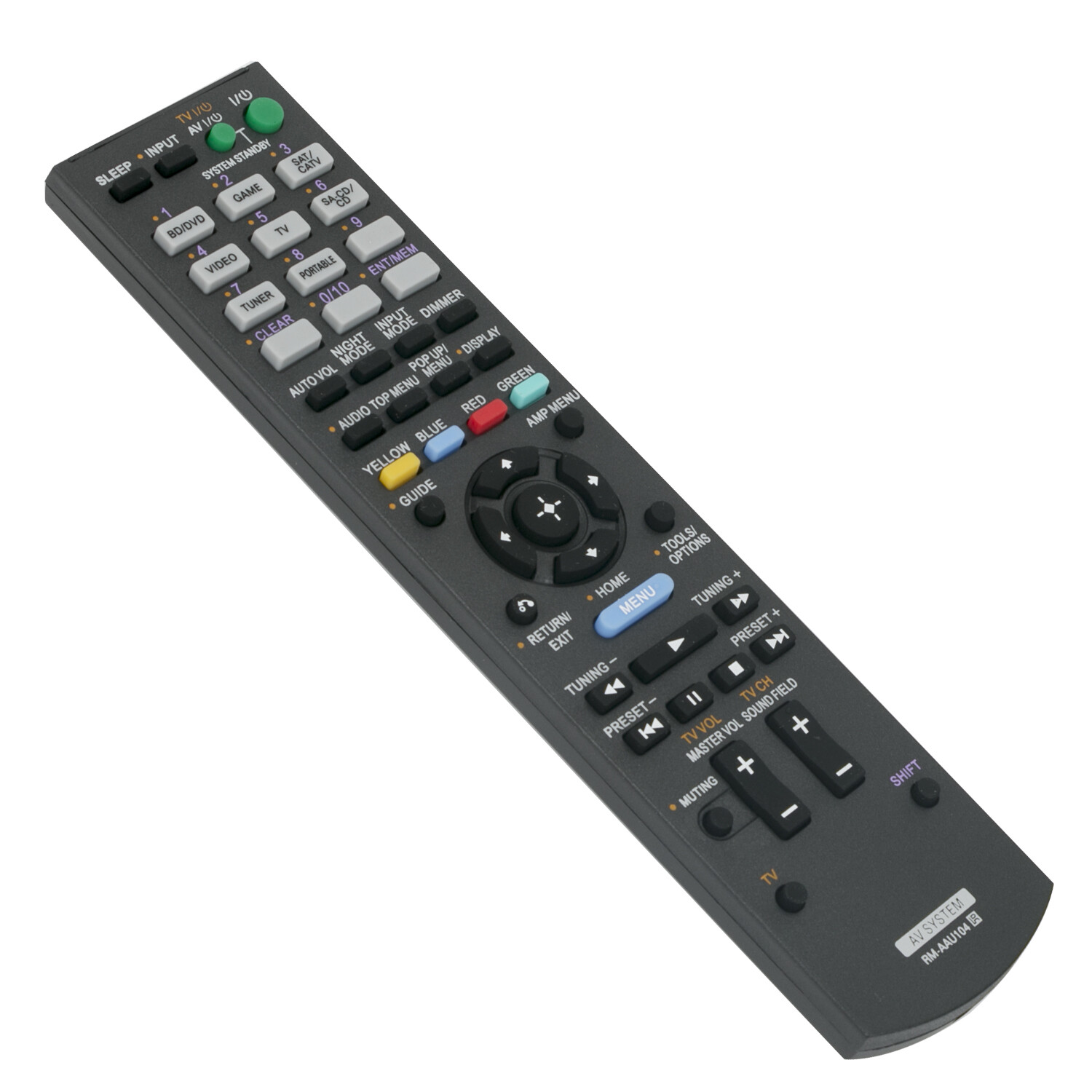 New RM-AAU104 Replace Remote for Sony AV Receiver STR-DH520 RM-AAU116 ...