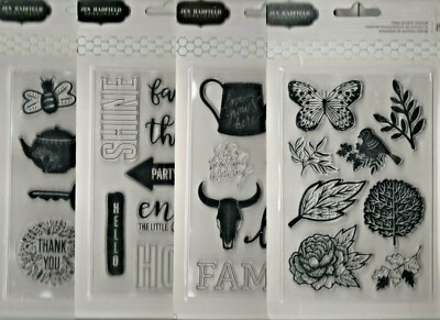 Jen Hadfield Acrylic Stamp sets~ Several varieties~BEAUTIFUL~Quick Ship ...