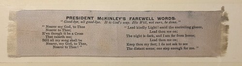 1901 President McKinley's Farewell Words Memorial Bookmark Nice!! | eBay