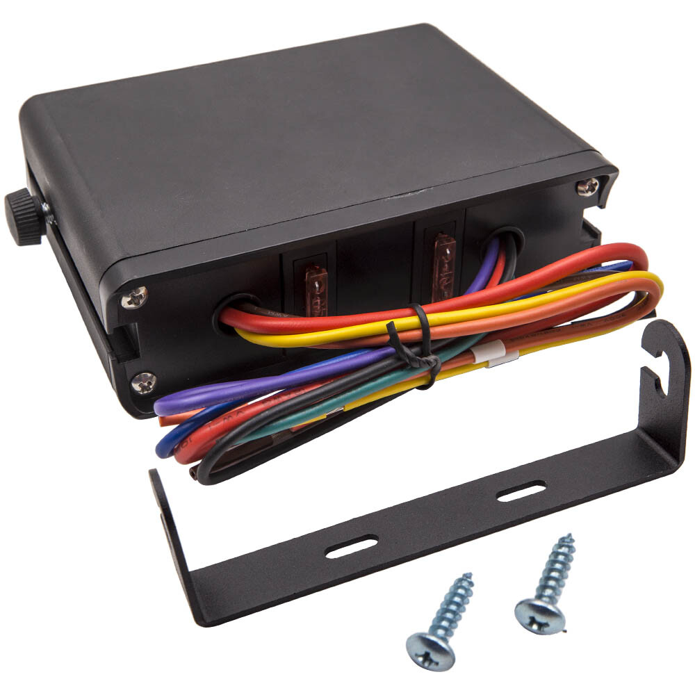 Waterproof 80A Rocker Switch Box Warning Lights 12V 6-Gang Controller ...